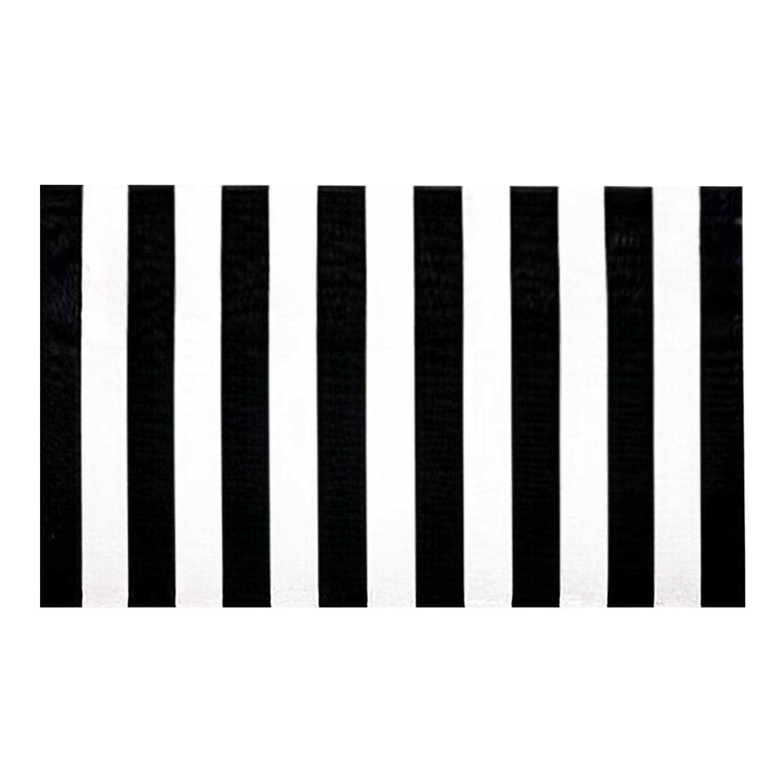 Black and White Striped Area Rug, Washable Indoor Outdoor Rug for Front ...