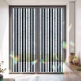 Black and White Striped Geometric Window Privacy Film, Rainbow Film ...
