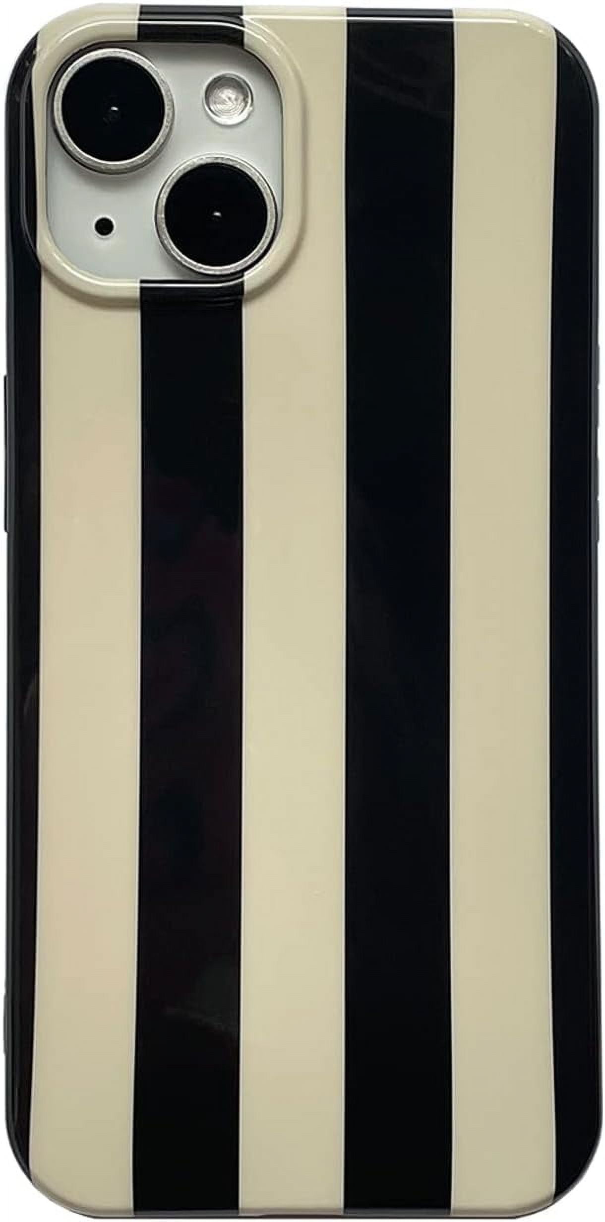 Black White Striped Phone Case Compatible with iPhone 12 Pro Max ...