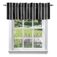 Black White Stripes Valances for Windows, Modern Minimalist Ink Lines ...