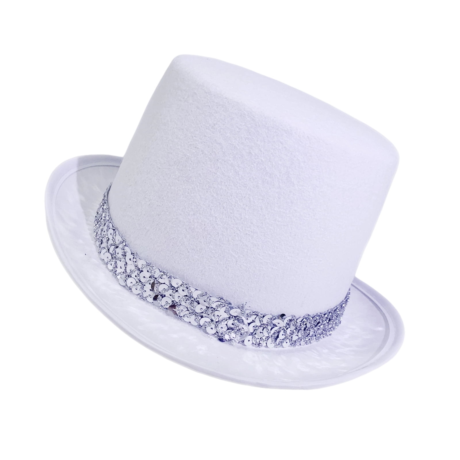 Black White Themed Magicians Hat Breathable Short Brimmed Stovepipe Hat ...