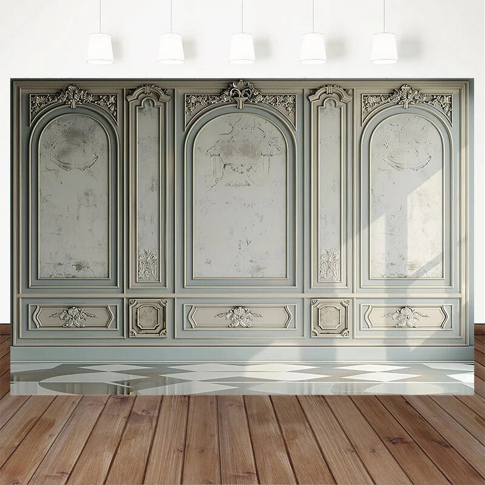 Black White Wall Backdrop Photography Square Border Marble Texture ...