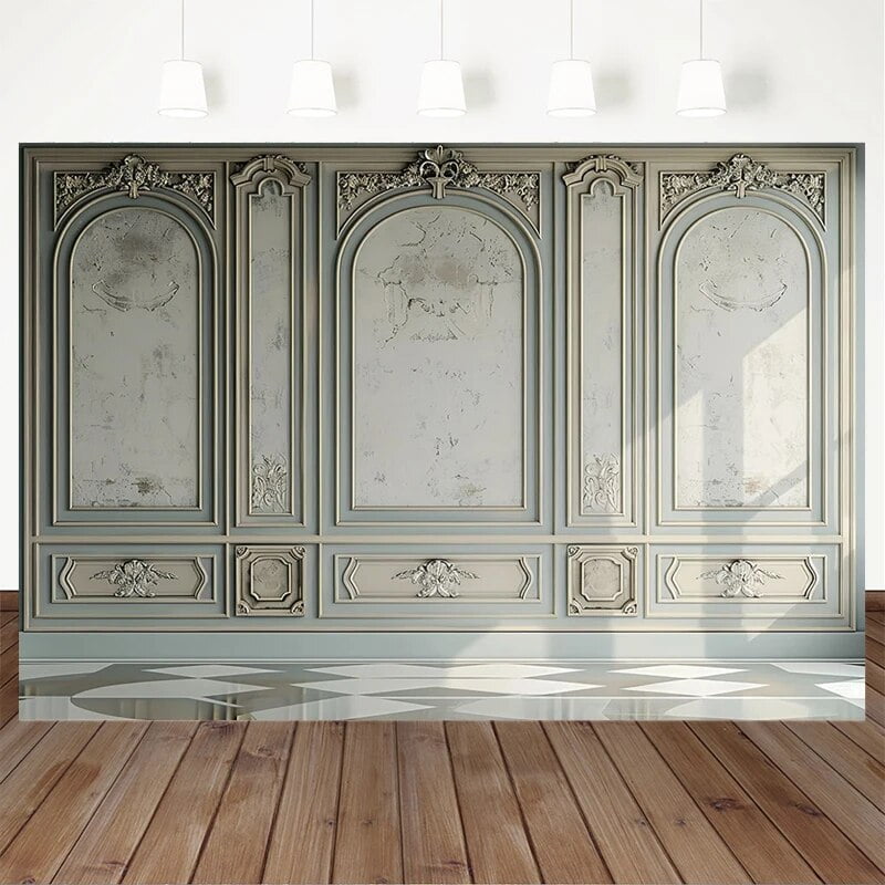 Black White Wall Backdrop Photography Square Border Marble Texture ...