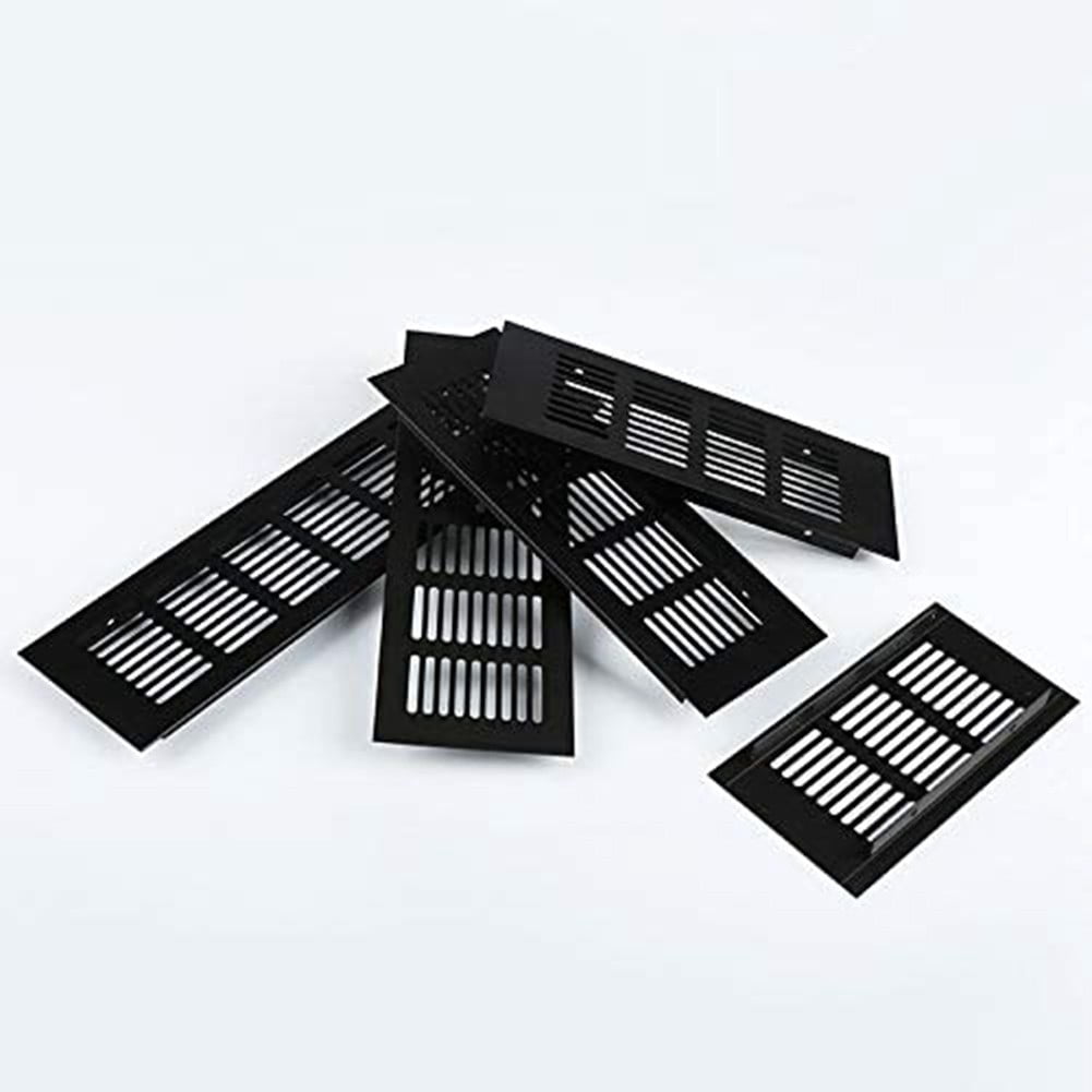 Black Wide Vents Perforated Sheet Aluminum Alloy Air Vent Cabinet ...