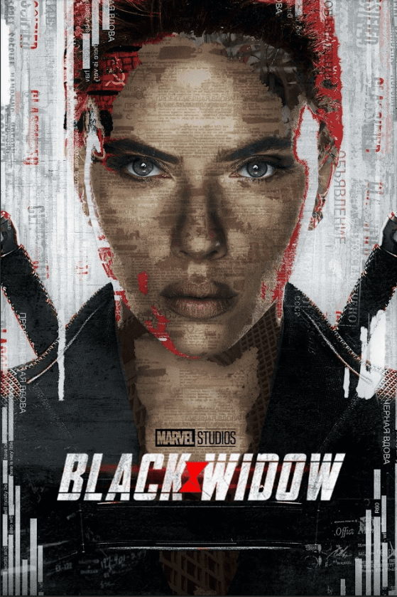 Black Widow (2021) 24x36 Poster Natasha Romanoff Marvel Action ...