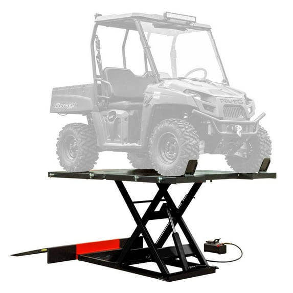 Black Widow Air-Hydraulic UTV Lift Table 2,500 lb. Capacity 60inW ...