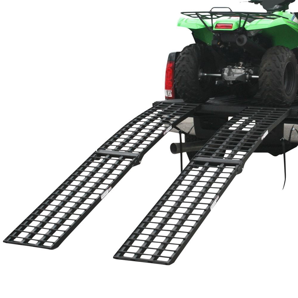 Black Widow BW-9417-HD-2 Aluminum 7' 10in Arched Folding ATV Ramps ...