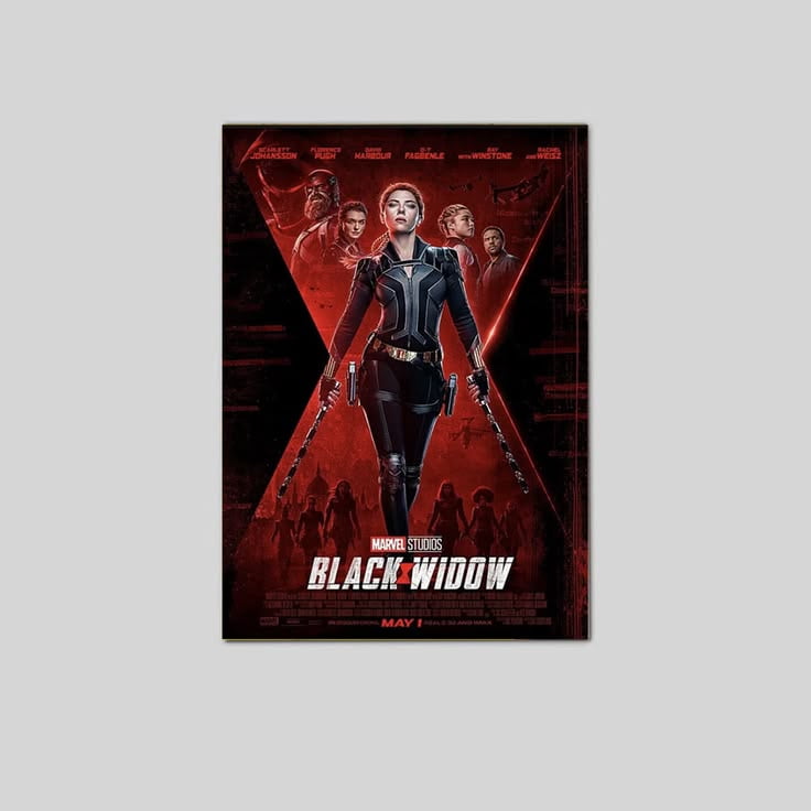 Black Widow Fabric Movie Poster Size 24''x36'' GoldenGate JSC - Walmart.com