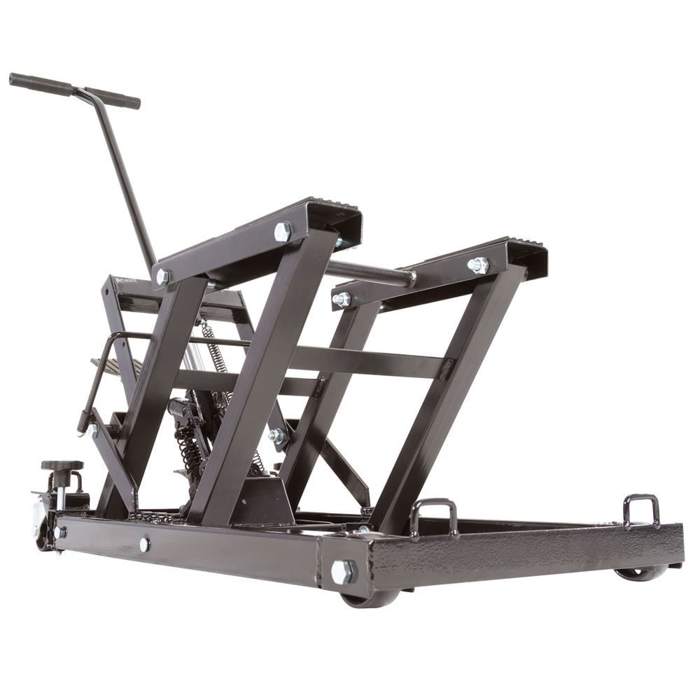Black Widow Wheel Motorcycle or ATV Rear Lift, Hydraulic Foot-Operated ...