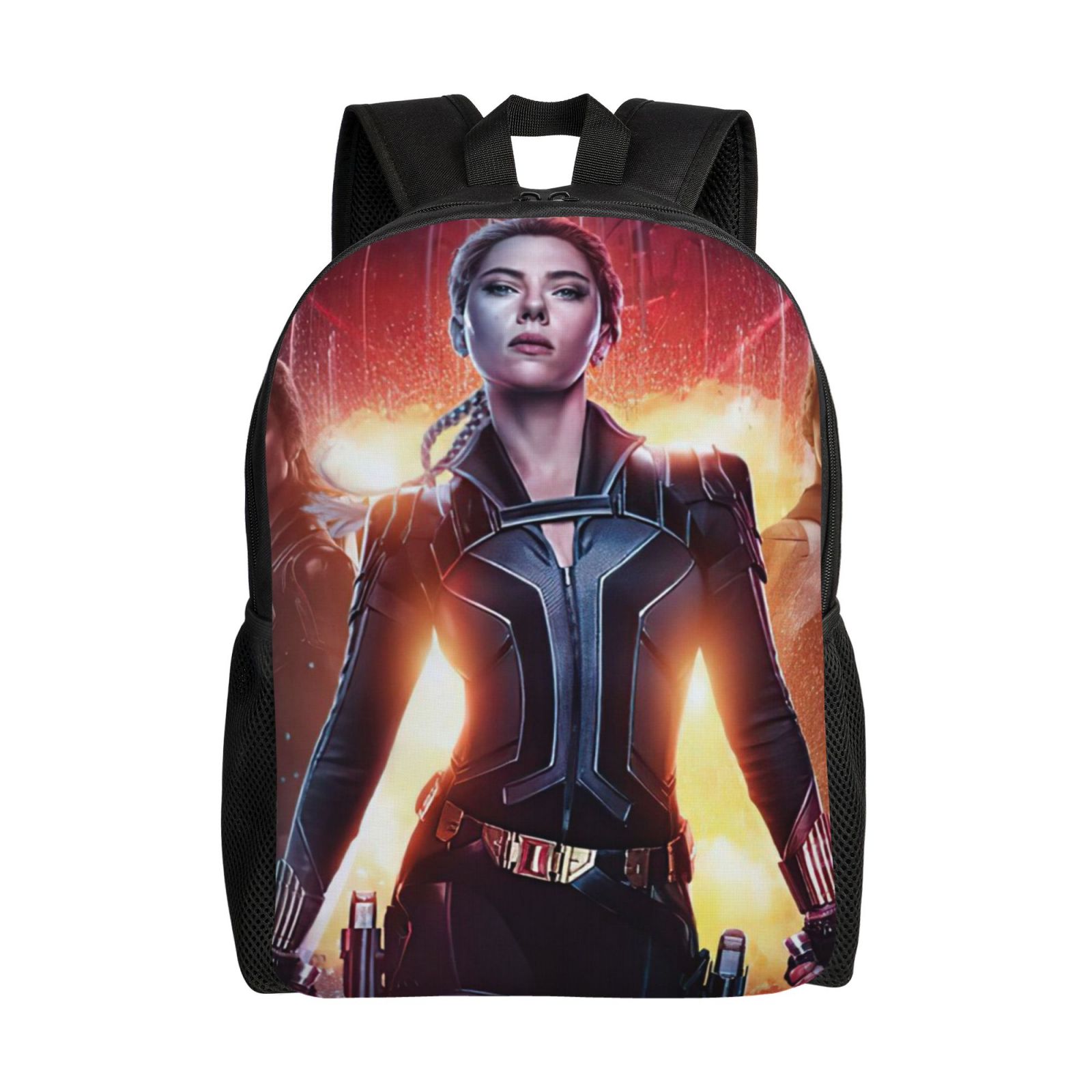 Black Widow Kid Backpack School Bag Elementary Students Bookbags for ...