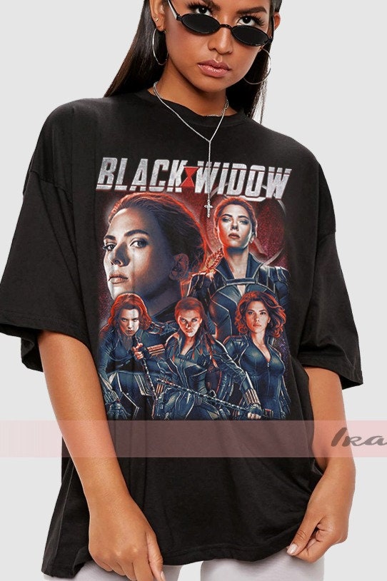 Black Widow Shirt, Black Widow Tee Marvel Comics, Superheroes Marvel ...