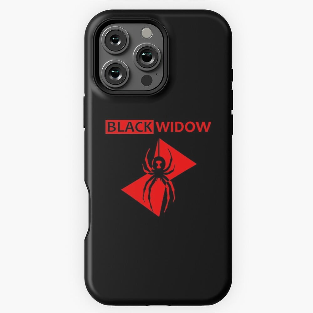Black Widow Spider Phone Case for iPhone 16 15 14 13 12 11 Pro Max ...