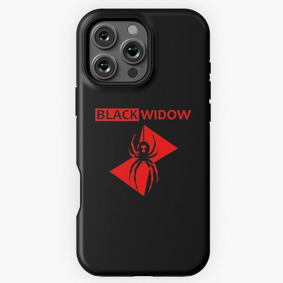 Black Widow Spider Phone Case for iPhone 16 15 14 13 12 11 Pro Max ...