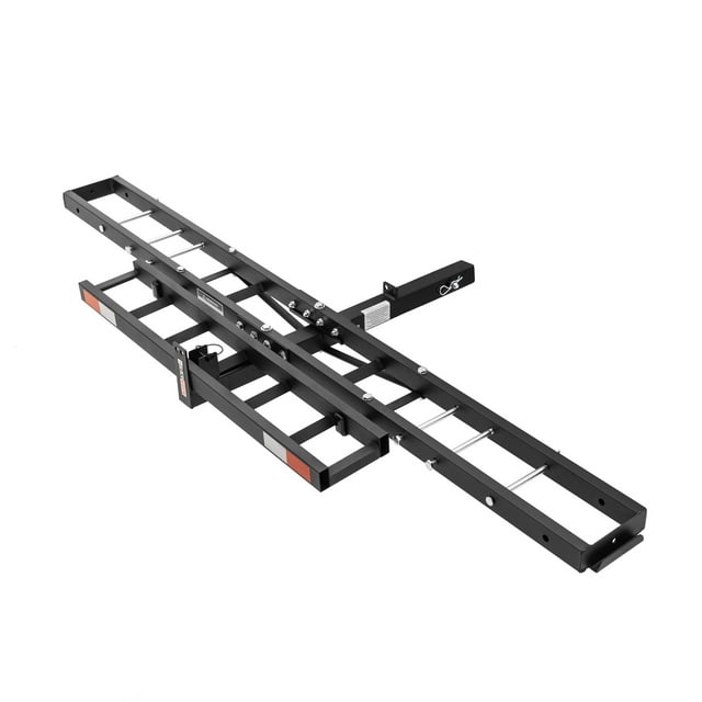Black Widow Steel Motorcycle Rack - Dirt Bike Hitch Carrier, 300 lb ...