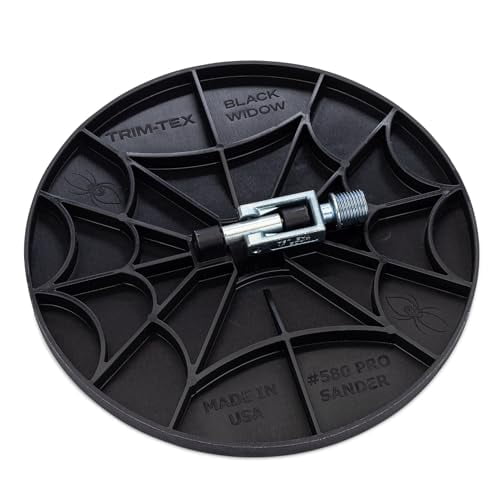 Black Widow Web Spinner Round Pole Sander Head | 9" Diameter Hook ...