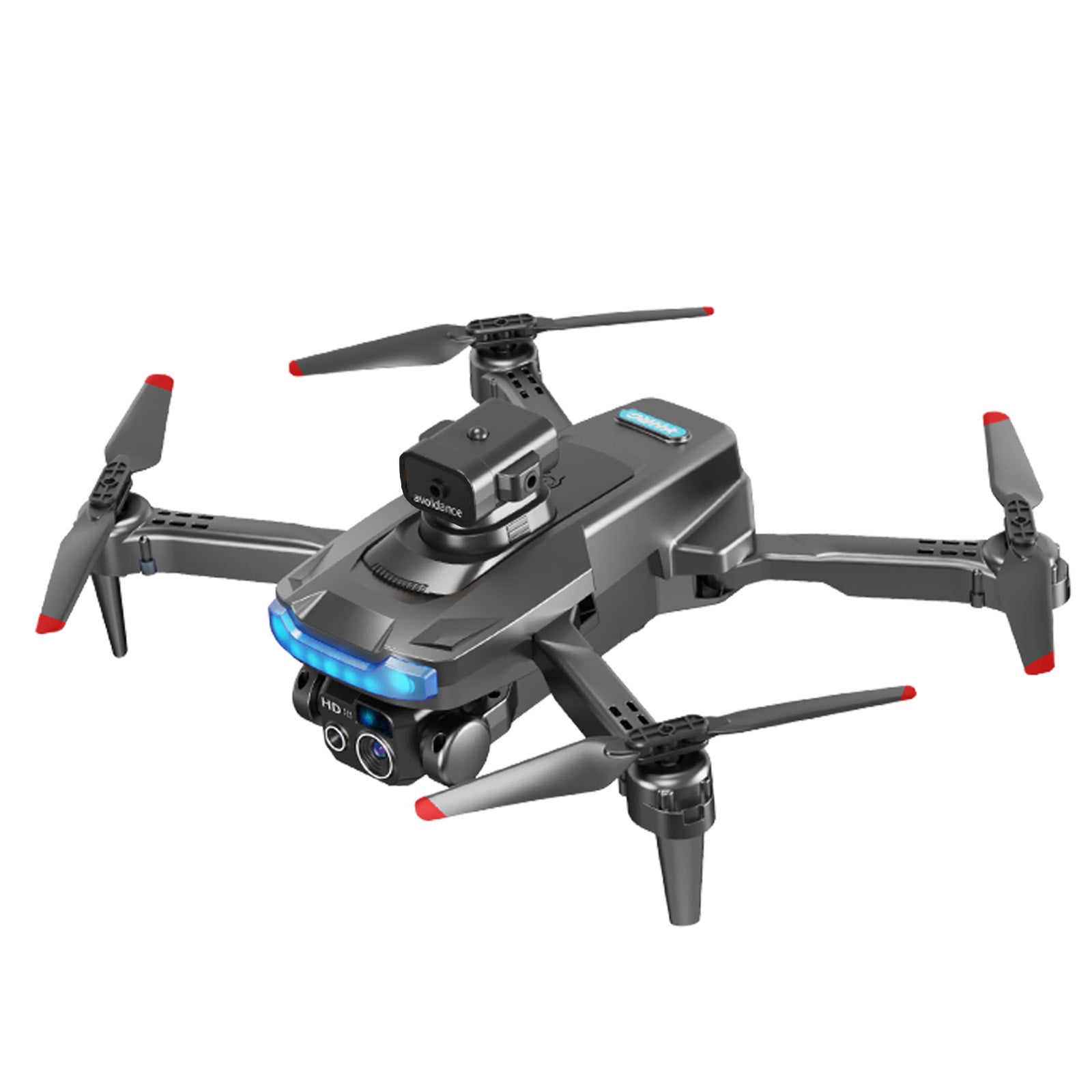 Black Wifi Fpv Drone With 4K Dual Camera, Altitude Hold, Foldable ...