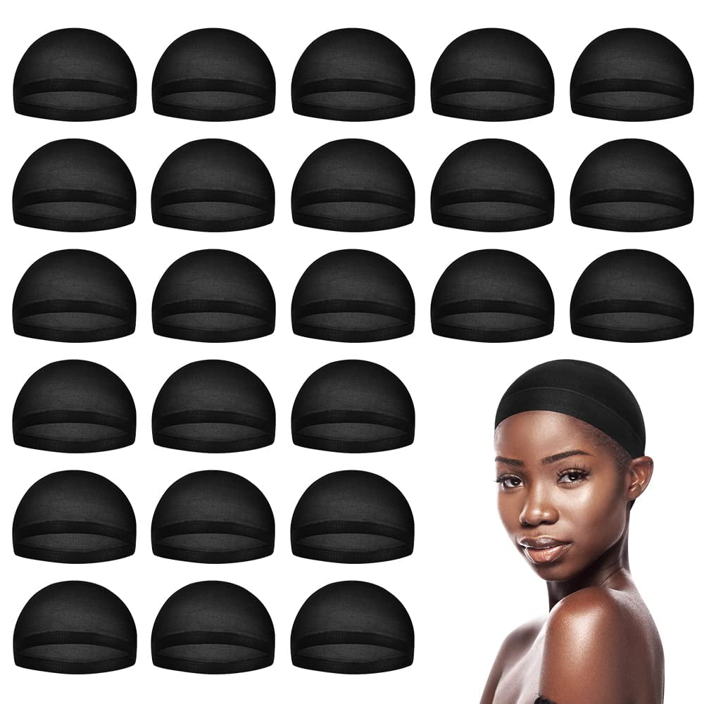 Black Wig Caps for Women, Nylon Hair Caps for Wig, 24 Pieces - Walmart.com