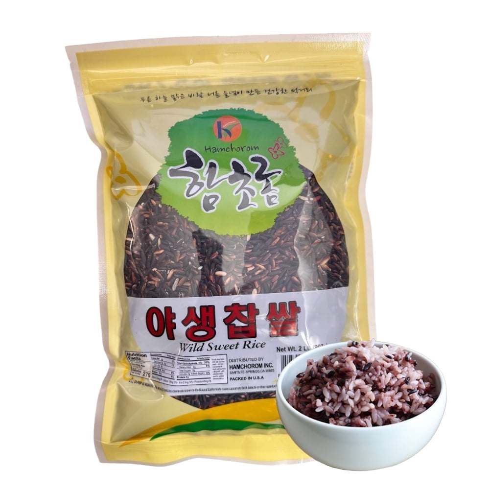 Black Wild Sweet Rice Black Sweet Rice Sticky Rice Glutinous Rice 2lb ...