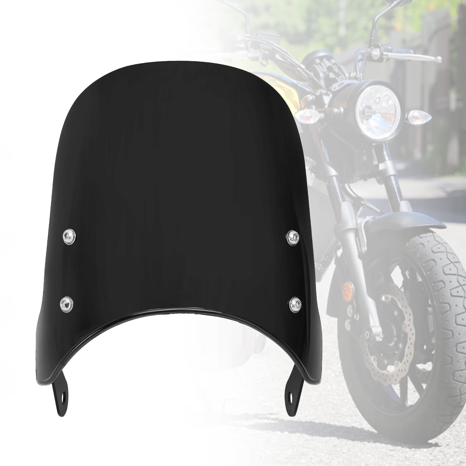 Black Windshield WindScreen fit for YAMAHA XSR 700 900 HONDA CB400 ...