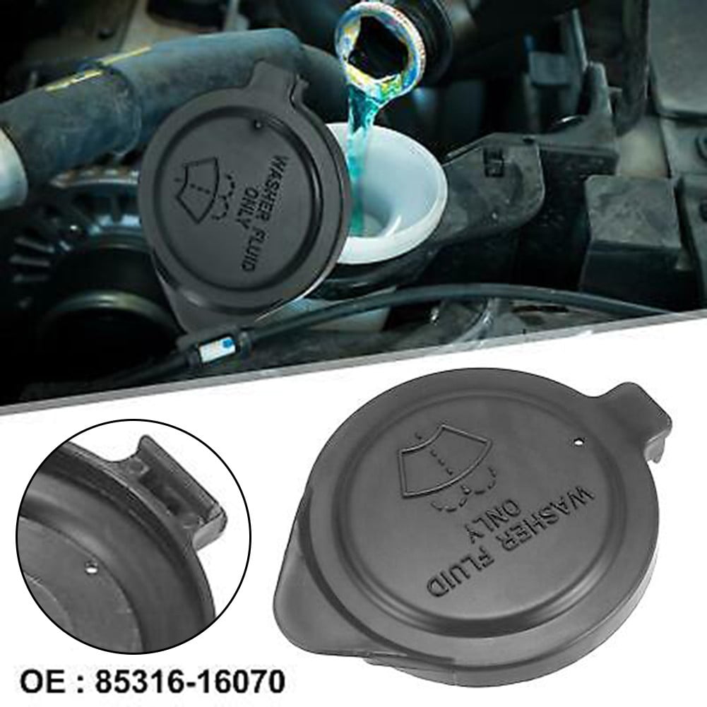 Black Wiper Washer Fluid Reservoir Tank Bottle Cover for Camry 2002 ...