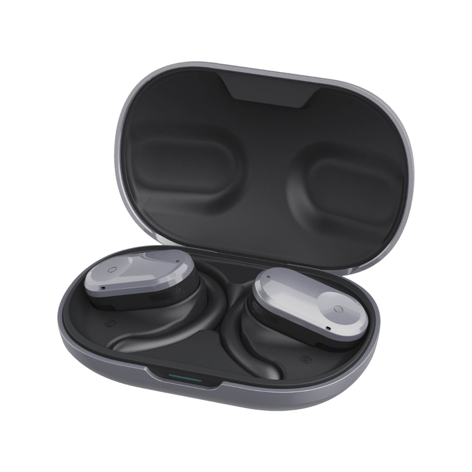 Black Wireless Bluetooth Earbuds Translator Black Color 144 Languages ...