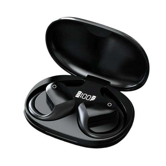 Black Wireless Bluetooth Translator Earbuds With Real Time Translation ...