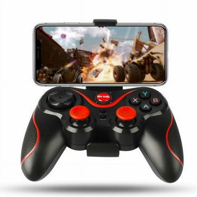 Black Wireless Mobile Phone Game Controller Gamepad for Android Phone ...