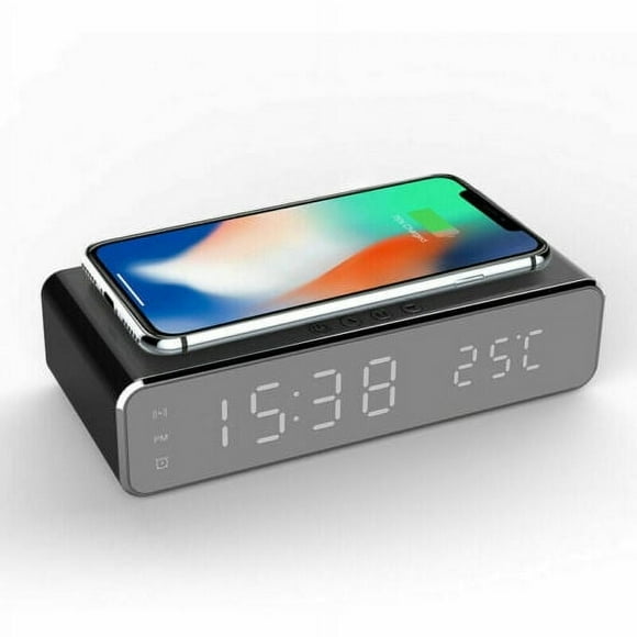 Wireless Phone Chargers with Alarm Clocks for Home and Office
