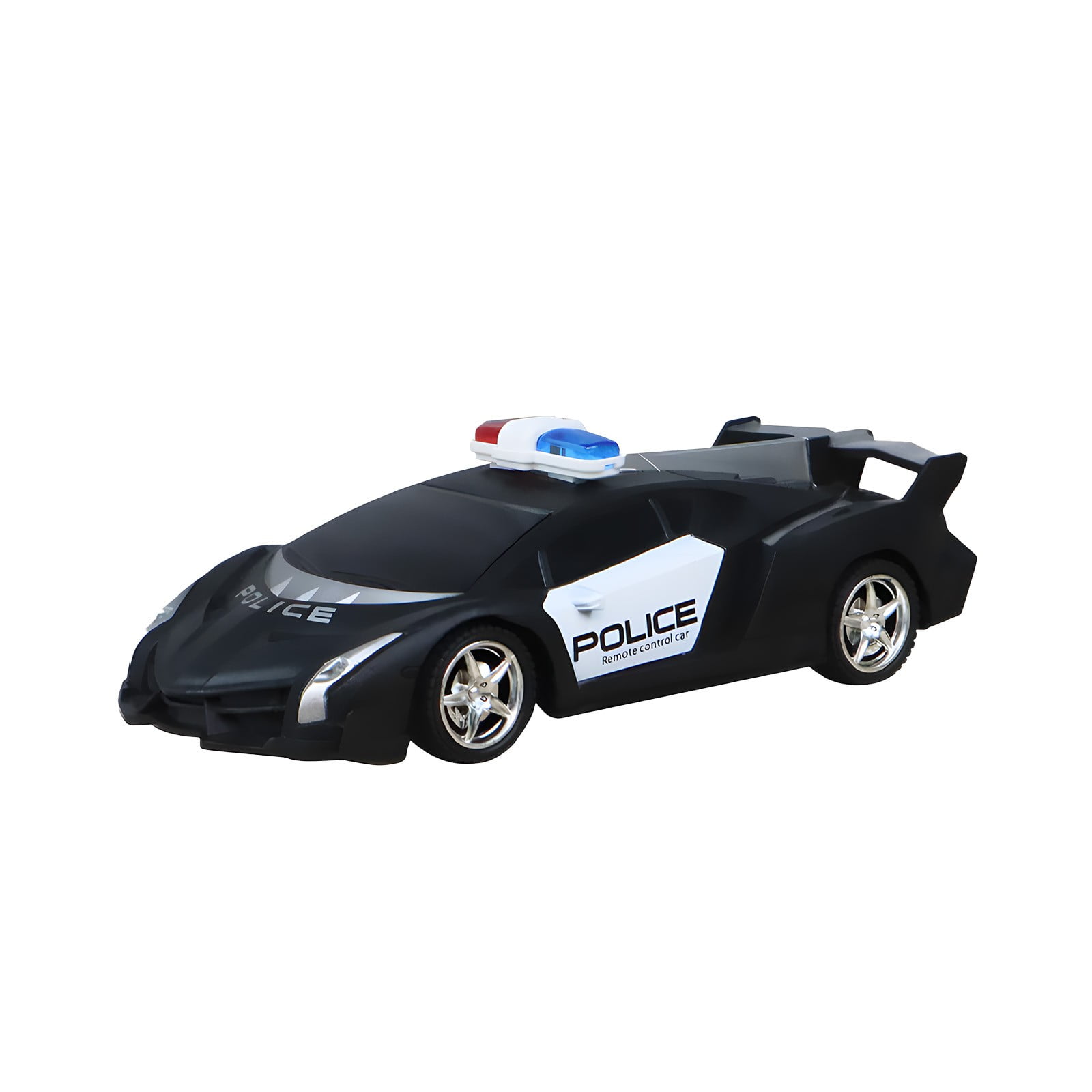 Black Wireless Remote Control Car For Kids With Functional Lights ...
