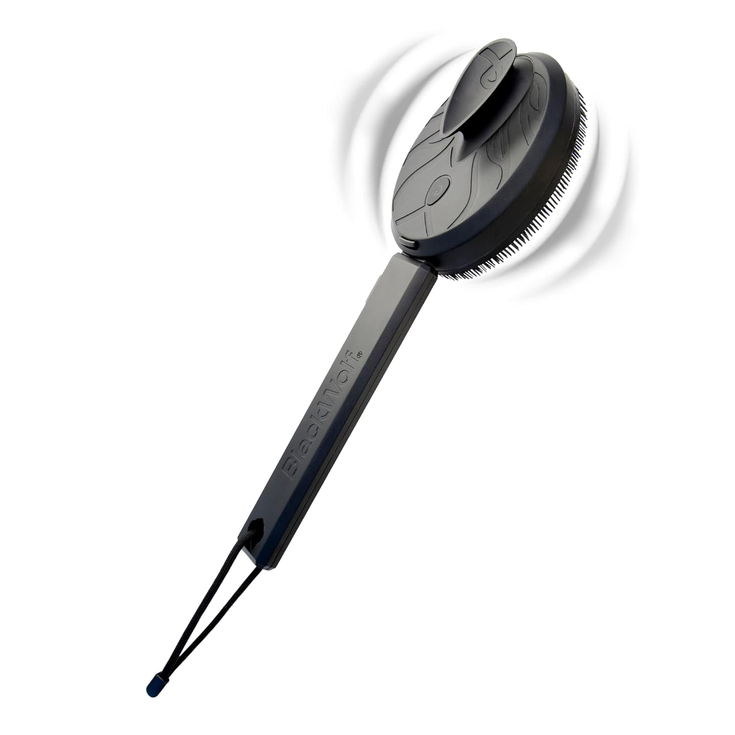 Black Wolf Sonic Face & Body Brush, Vibrating Scrubber with Charcoal ...