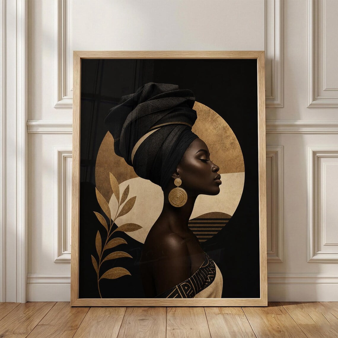 Black Woman Afrocentric And Living Poster Unframed Paper Print ...