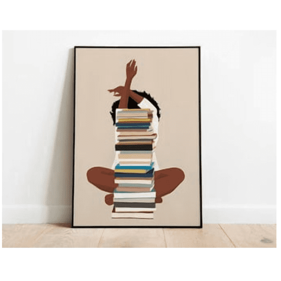 Black Woman Art African American Wall Art Black Poster Art Instant Wall ...