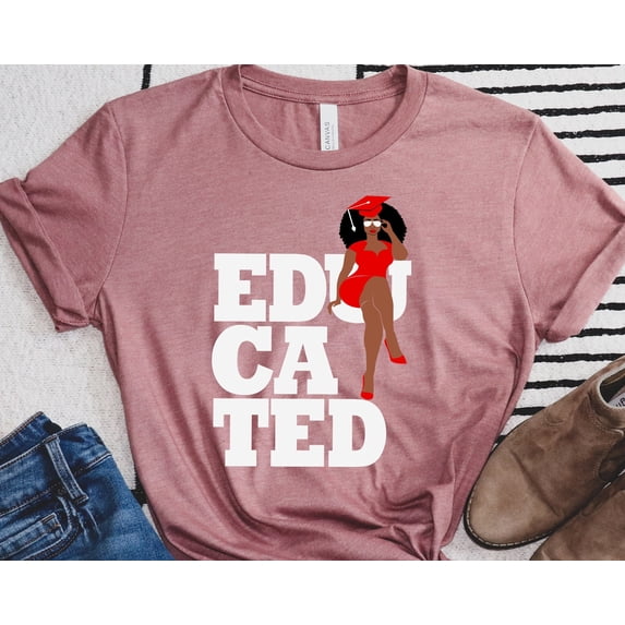 Black Woman Graduation ShirtMasters graduation ShirtClass Of 2023 ...