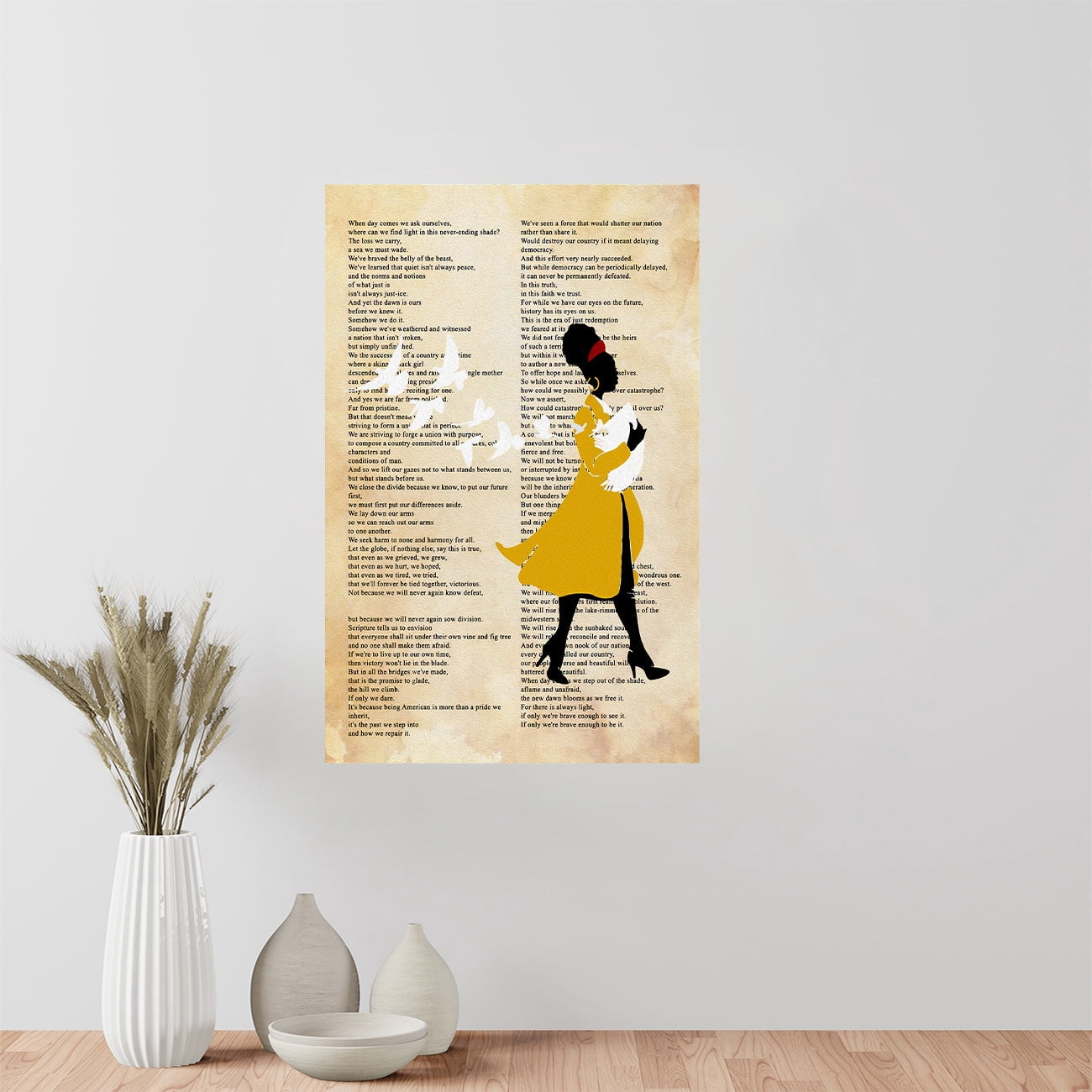 Black Woman Vertical Poster Black Queen African American Black Poster ...