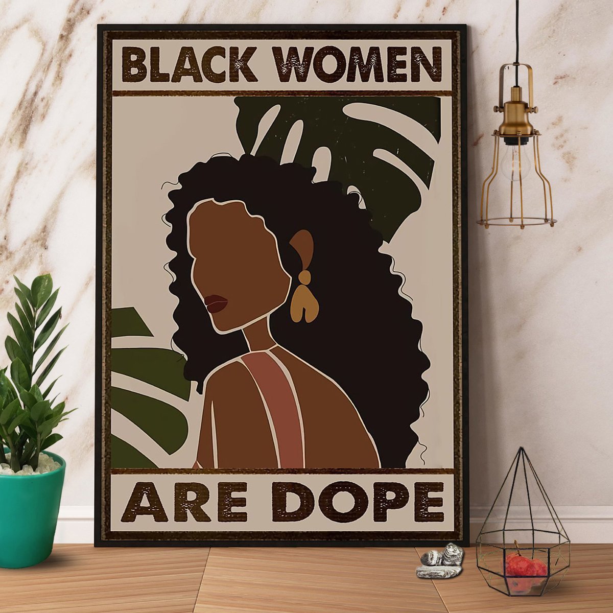 Black Women Are Dope Paper Poster No Frame Matte Wall Art Decor 11 x 17 ...
