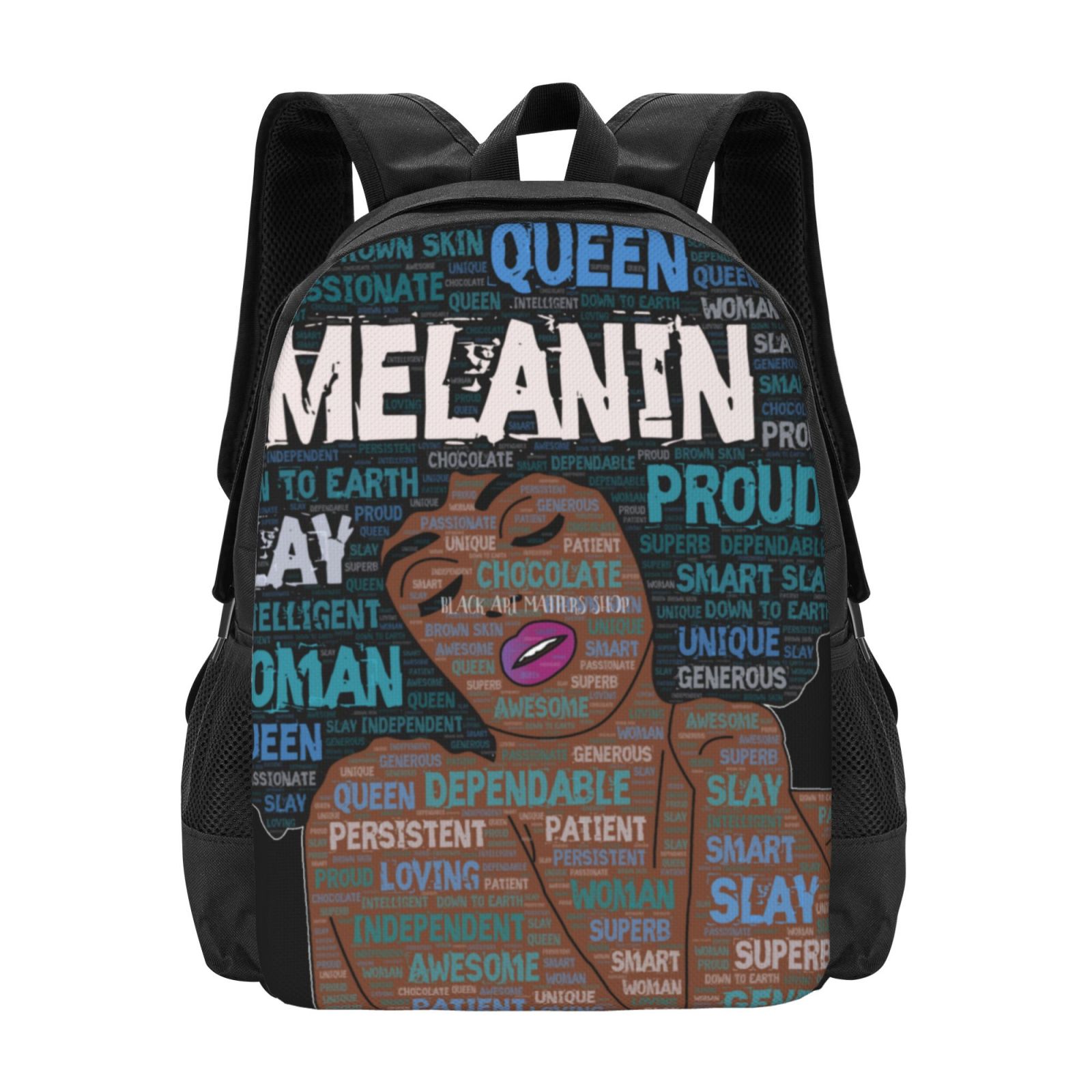 Black Women Backpack Fashion Travel Backpack Laptop Backpack Simple And ...