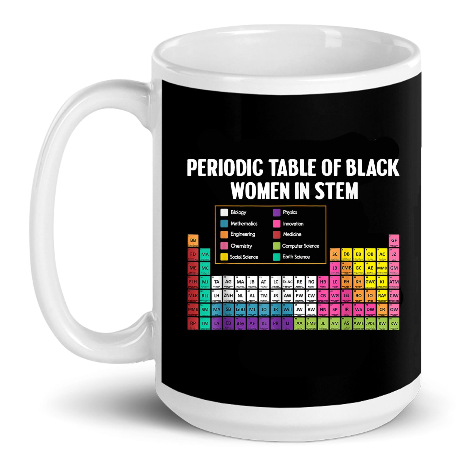Black Women In Stem Periodic Table Science Teacher Scientist Gift ...