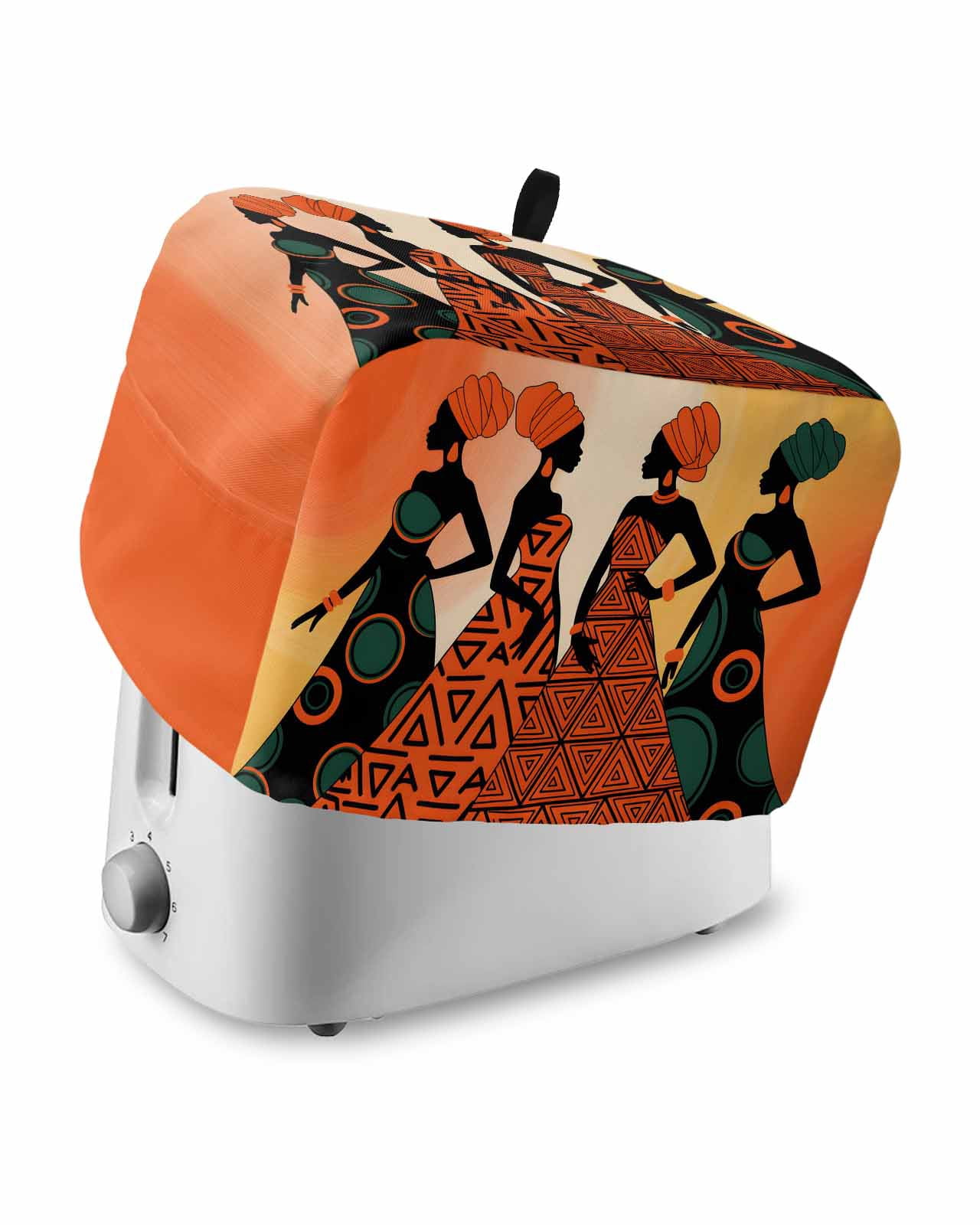 Black Women Small Toaster Cover 2 Slice, Kitchen Appliance Covers ...