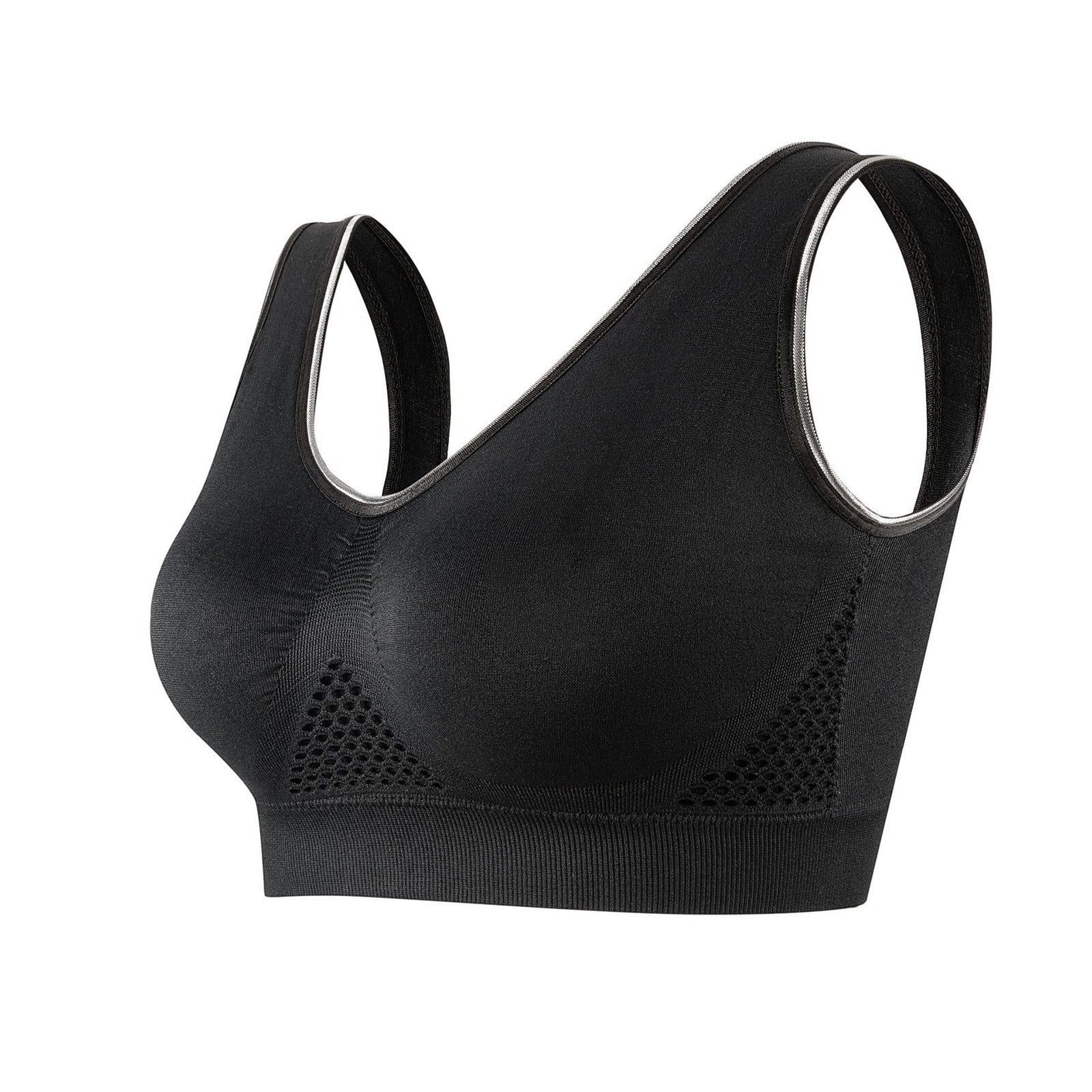 Black for Women Sport Gym Yoga Running Thin Seamless Camisole Tank ...