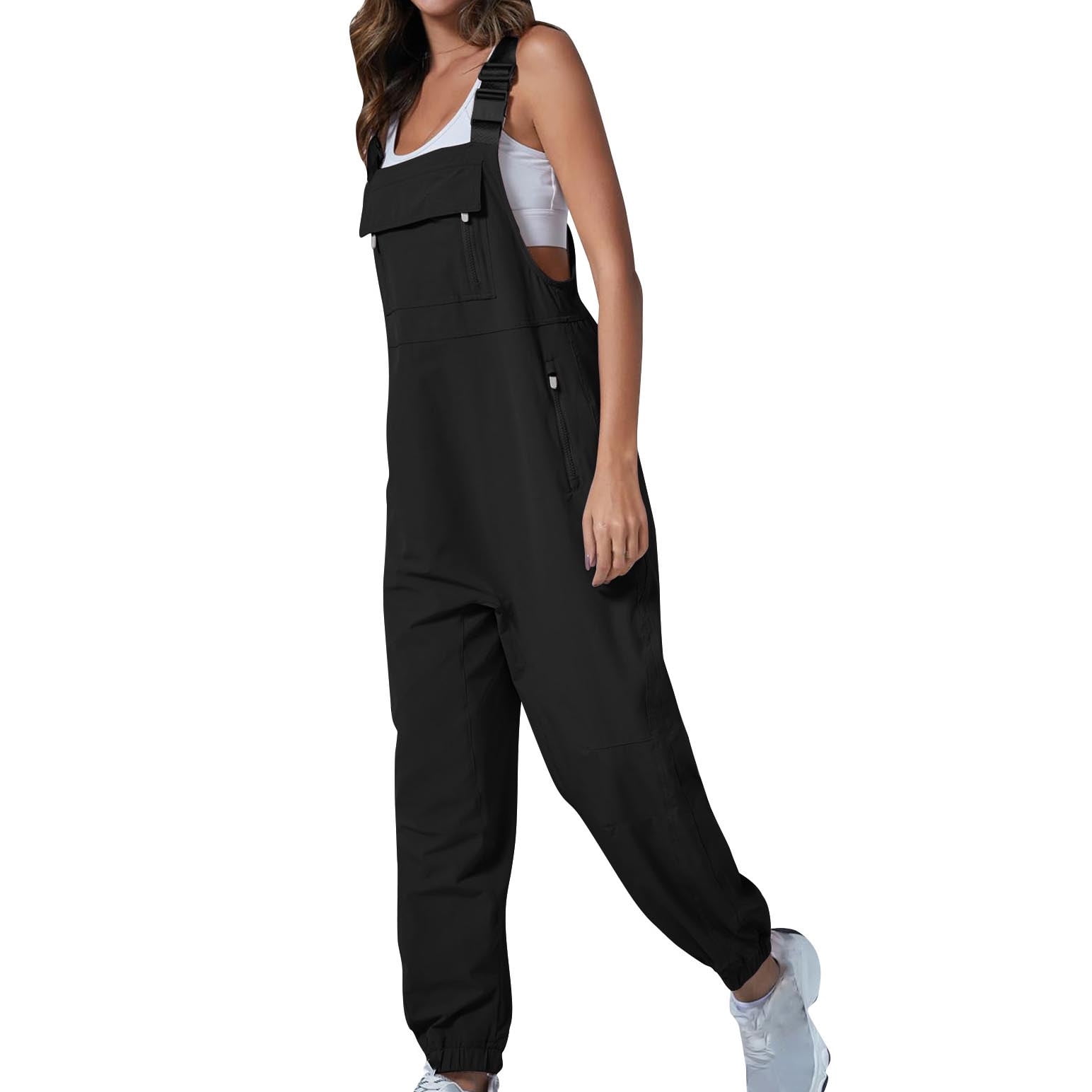 Black Women Work Wild Cargo Brunch Coveralls Pants Pantyhose Stocking ...