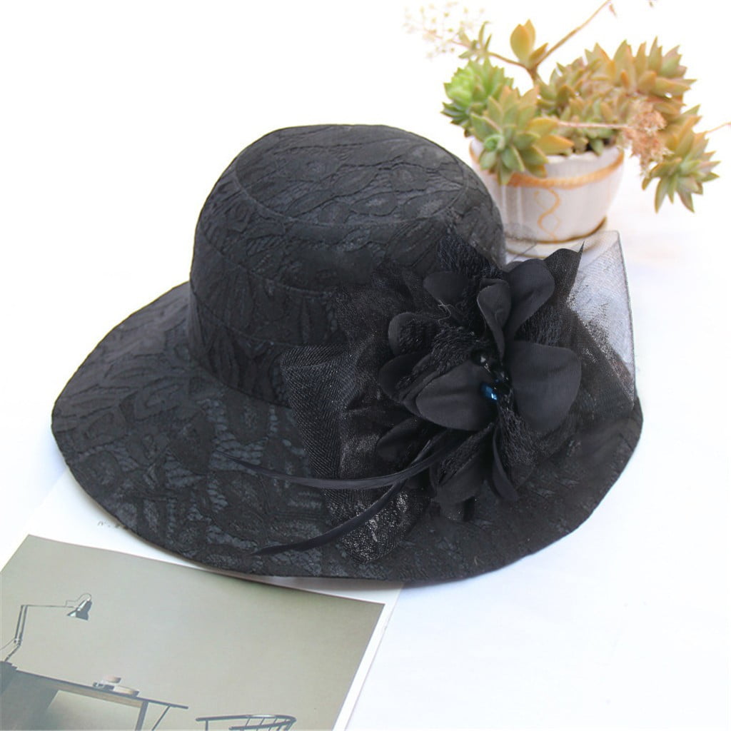 Black Women's Baseball Caps, Women'S Church Kentucky Fascinator Bridal ...
