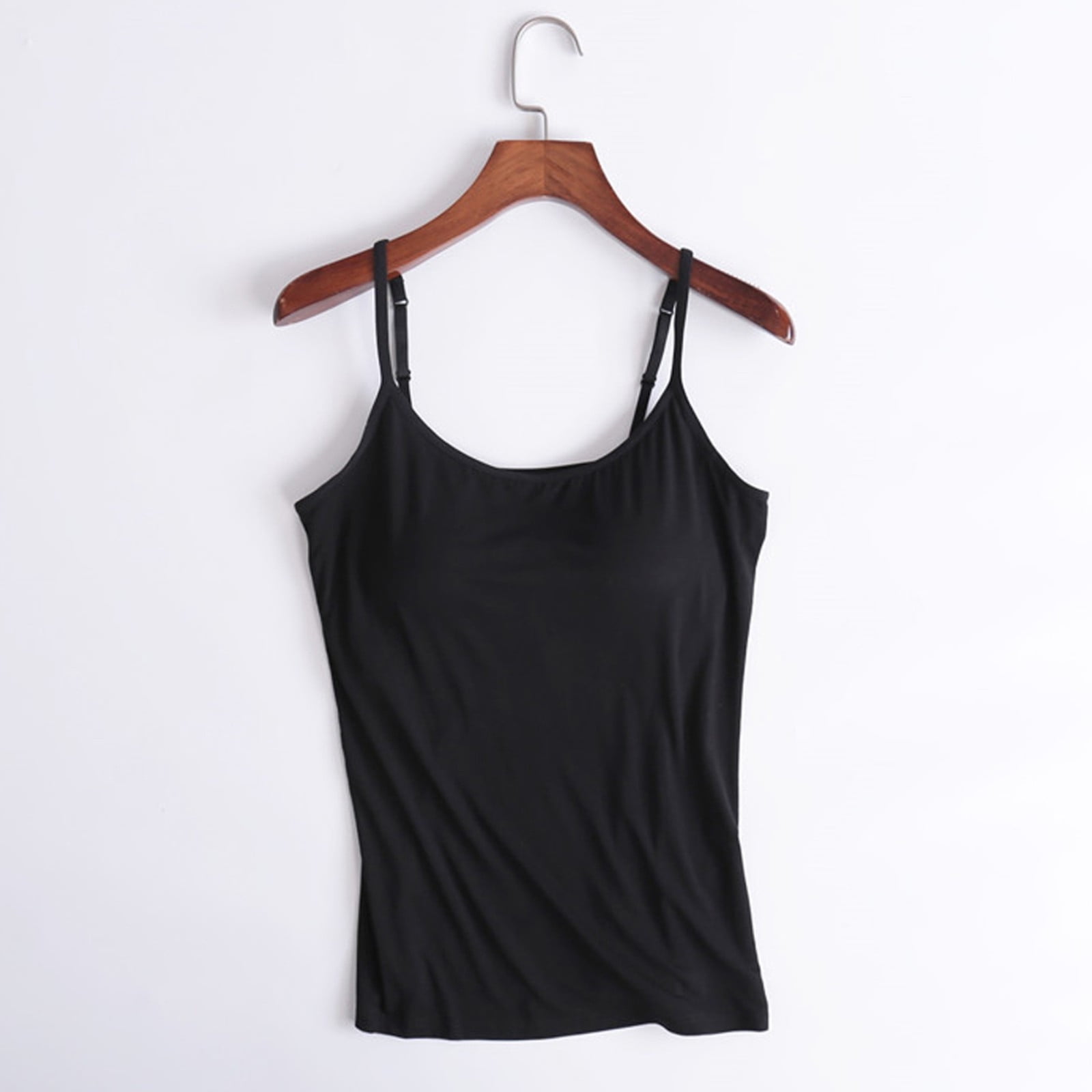 Black Women's Tanks, Women Back Cardiothoracic Cushion Halter Vest ...