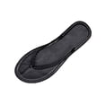 Black Womens Casual Round Toe Sandals, Spring Summer Beach Slippers ...