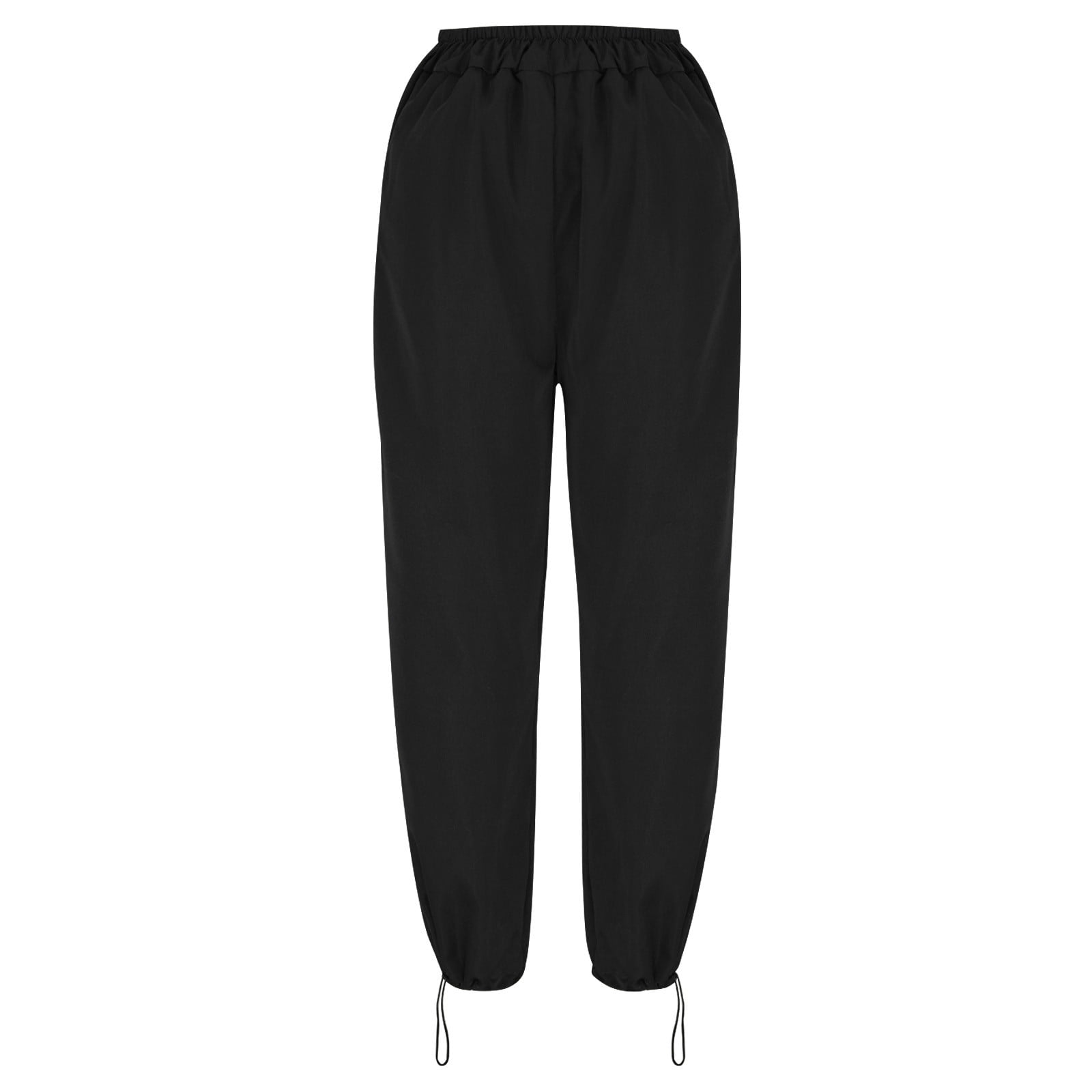 Black Womens Loose Fit Pants Leggings Stockings for Women Cargo Flare ...
