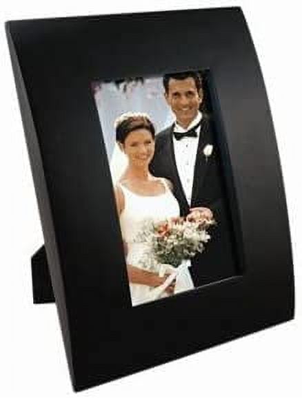 Black Wood 5" x 7" Contour Picture Frames - Pack of 12 - Walmart.com