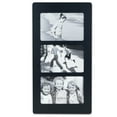 Black Wood 6x4 Multi Triple Horizontal Picture Frame - Walmart.com