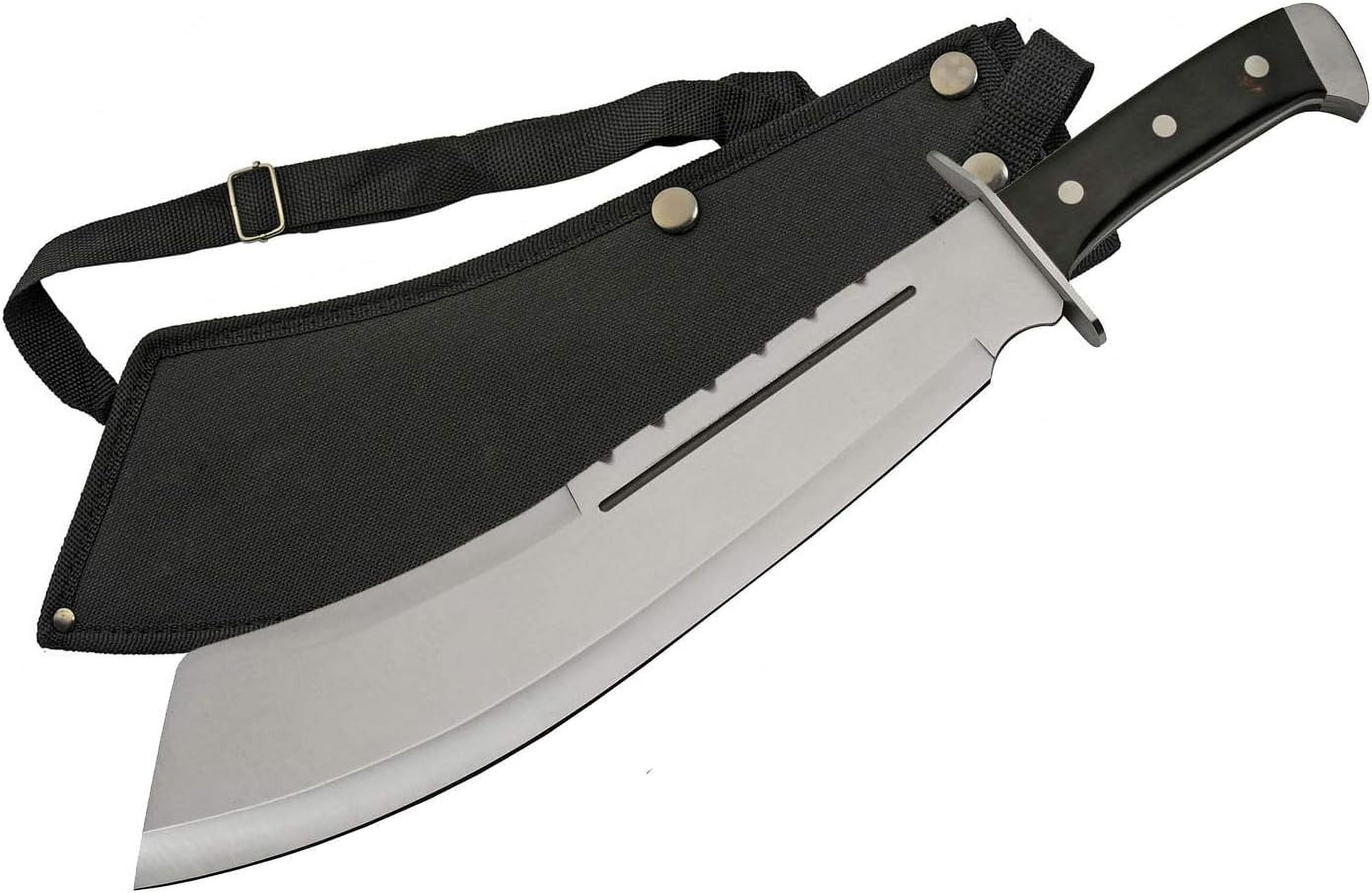 Full Machete with Nylon Sheath – High-Carbon Stainless Steel Blade for ...