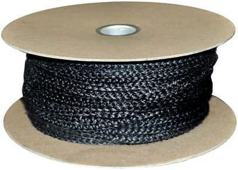 Black Wood Stove Door Gasket Spool - 3/8" Rope x 132' - Walmart.com