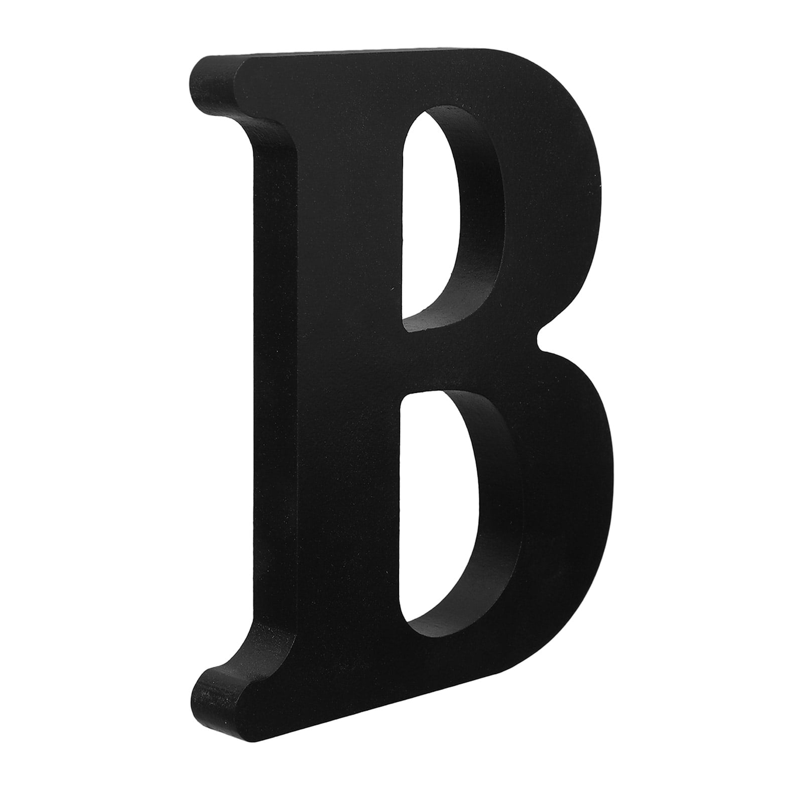 MLINS Black Wooden Letters for Table Wall Decor 26pcs Alphabet Blocks ...