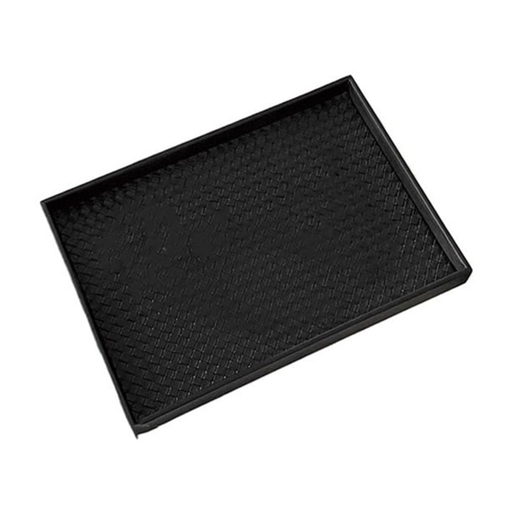 Black Wooden Tray Rectangular Aromatherapy Jewelry Necklace Display ...
